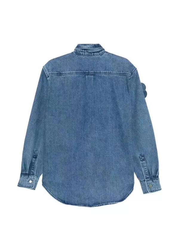 David Koma Floral-appliqué Shirt