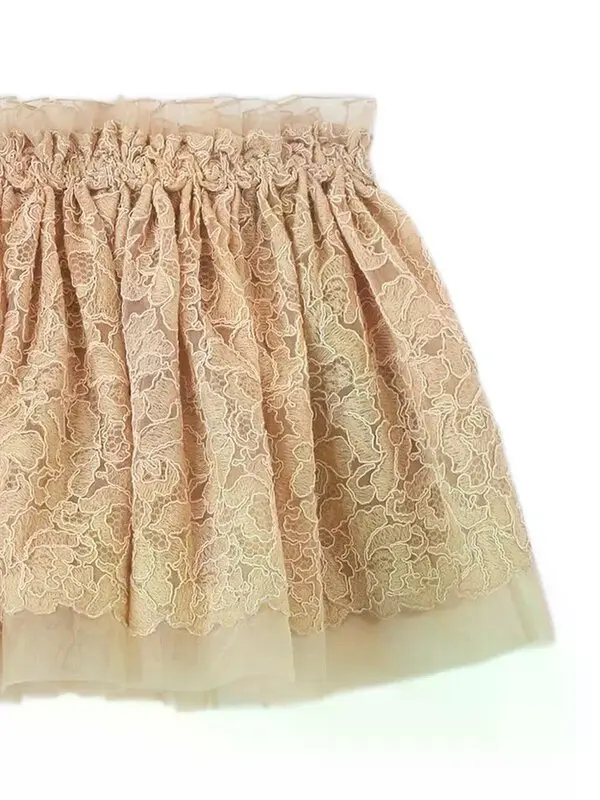 Ermanno Scervino Lace Embroidered Skirt