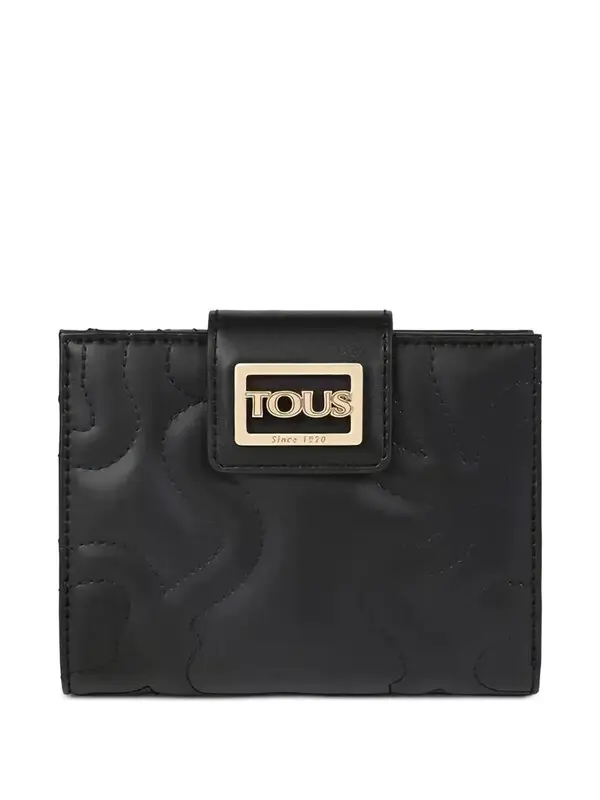 TOUS Embossed-logo Wallet - Black