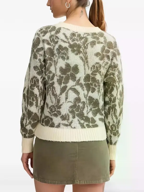 BENETTON Floral-pattern Sweater