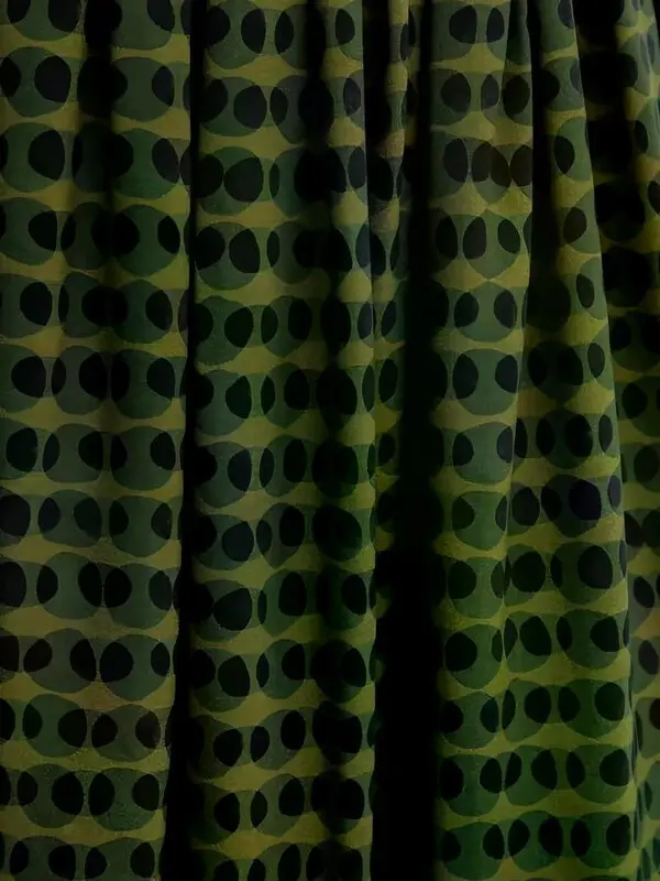 BENETTON Dotted Midi Skirt