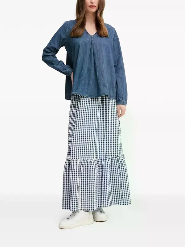 BENETTON V-neck Long-sleeve Top