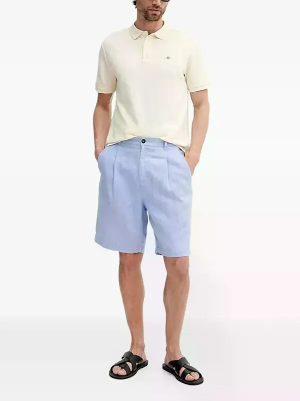 BENETTON Pleated Shorts - Blue
