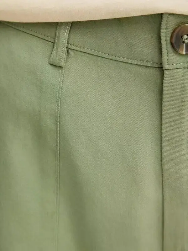 BENETTON Button Straight Trousers