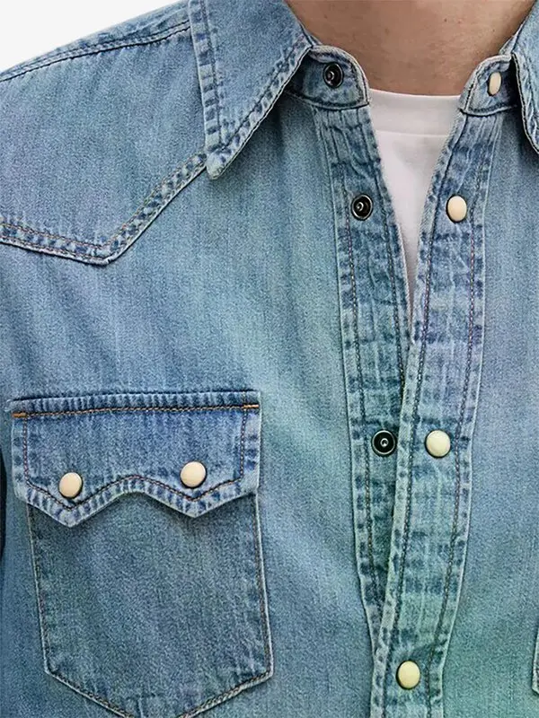 BENETTON Chest-pockets Button-fastening Shirt