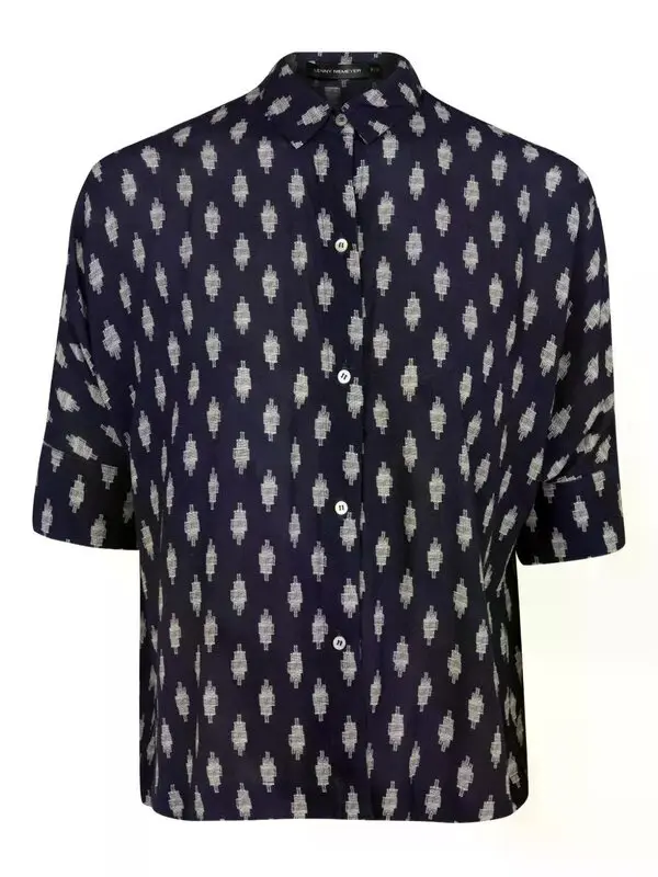 LENNY NIEMEYER Wally Compose Print Shirt - Blue