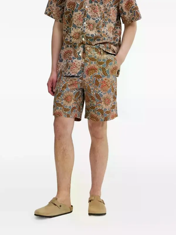 LEVI'S Xx Chino Floral-print Shorts - Blue