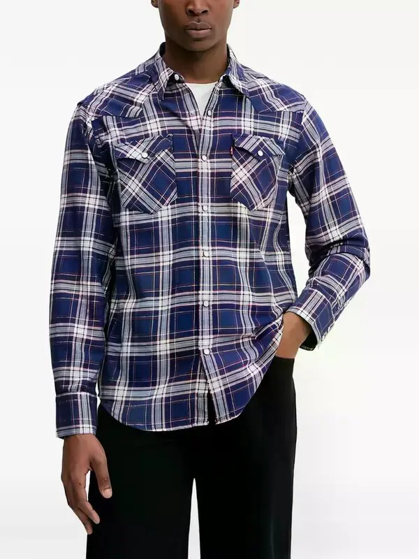 LEVI'S Check Pocket Shirt - Blue