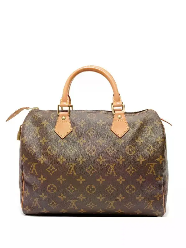 LOUIS VUITTON 1998 Speedy 30 Handbag - Brown