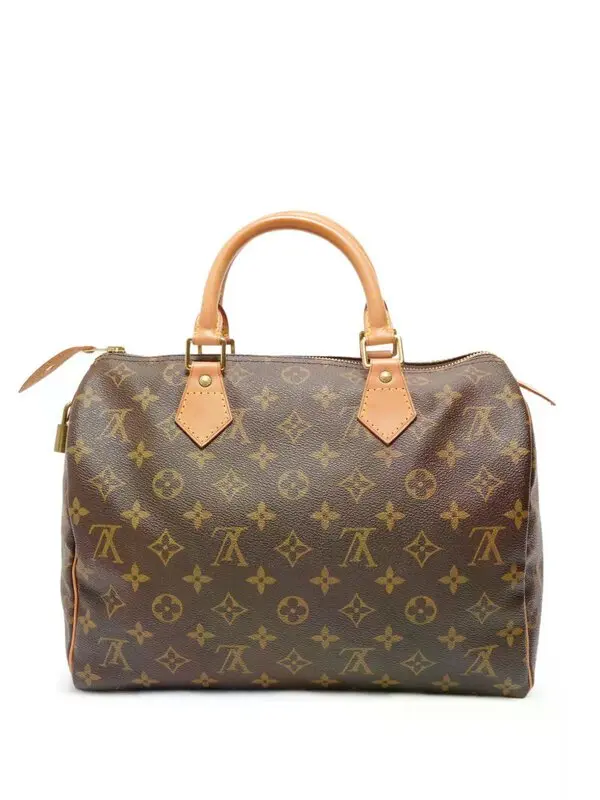 LOUIS VUITTON 1998 Speedy 30 Handbag - Brown