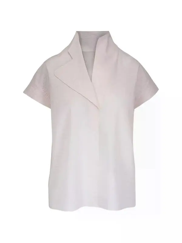 Zero + Maria Cornejo Short-sleeve Blouse - Neutrals