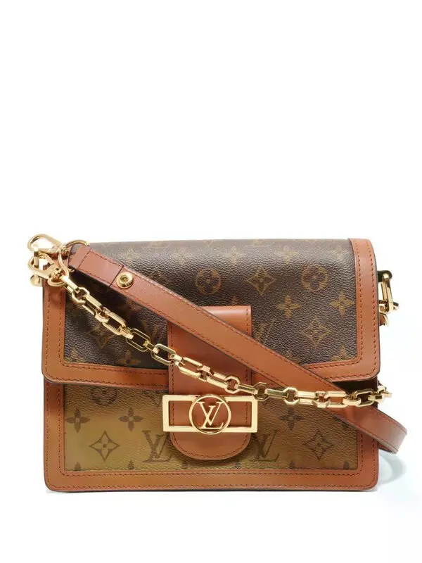 LOUIS VUITTON 2019 Monogram Dauphine Mm Shoulder Bag - Brown