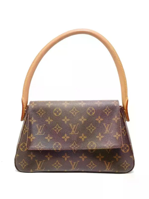 LOUIS VUITTON 2003 Monogram Mini Looping Shoulder Bag - Brown