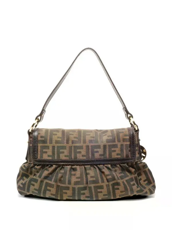 Fendi Zucca Handbag - Brown