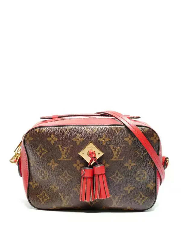 LOUIS VUITTON 2018 Saintonge Monogram Cross Body Bag - Brown