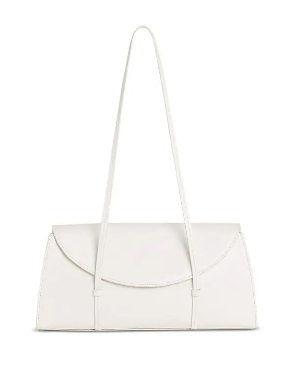 REFORMATION Elena Leather Shoulder Bag - White