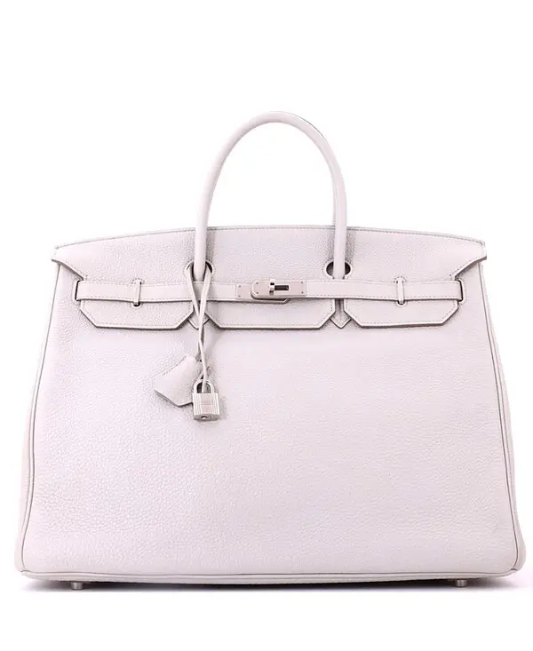 Hermès Birkin 40 Handbag - Gris Perle