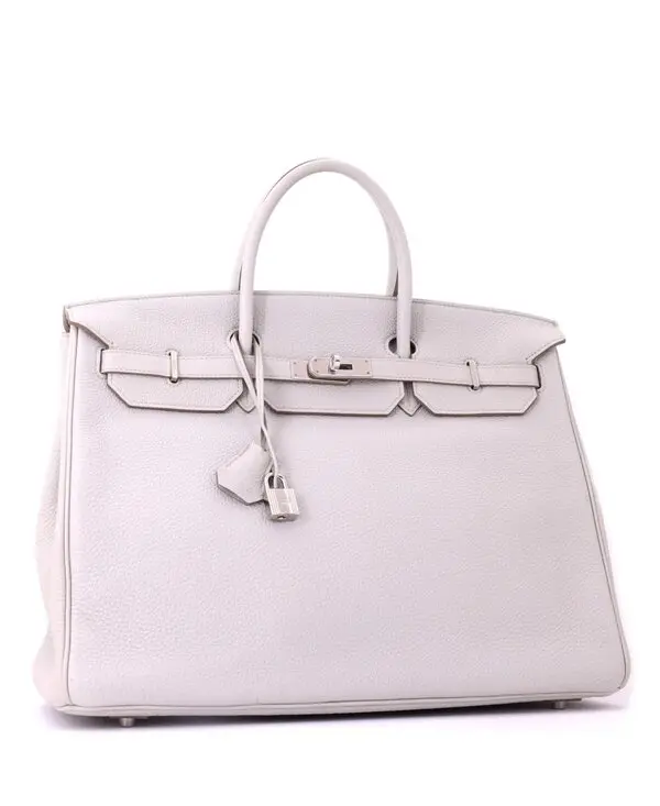 Hermès Birkin 40 Handbag - Gris Perle