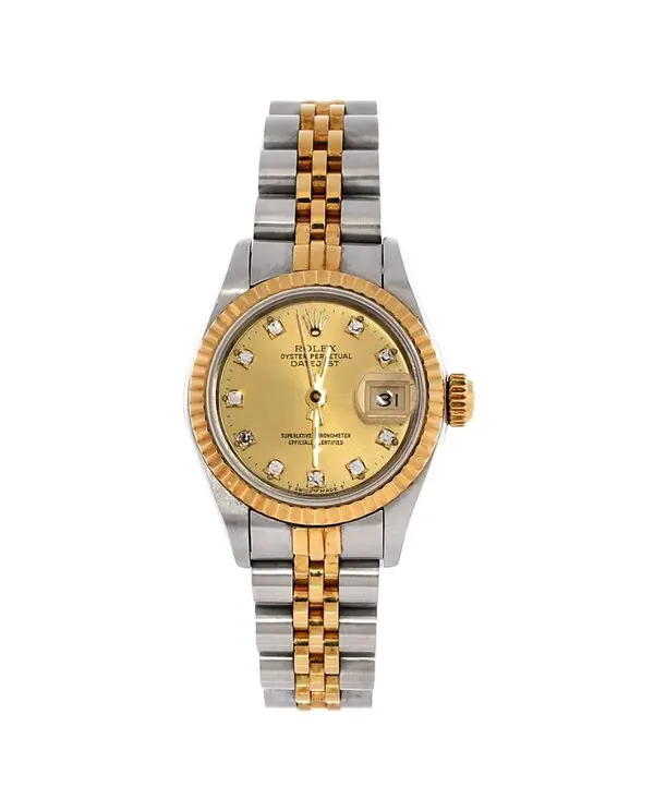 ROLEX Oyster Perpetual Datejust Automatic Watch 26mm - Dial Color: Gold