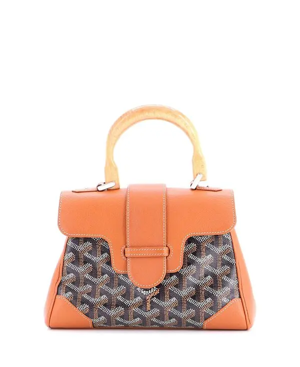 Goyard Mini Saigon Top Handle Bag - Brown
