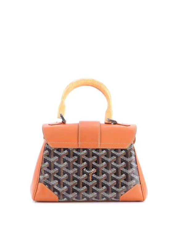 Goyard Mini Saigon Top Handle Bag - Brown