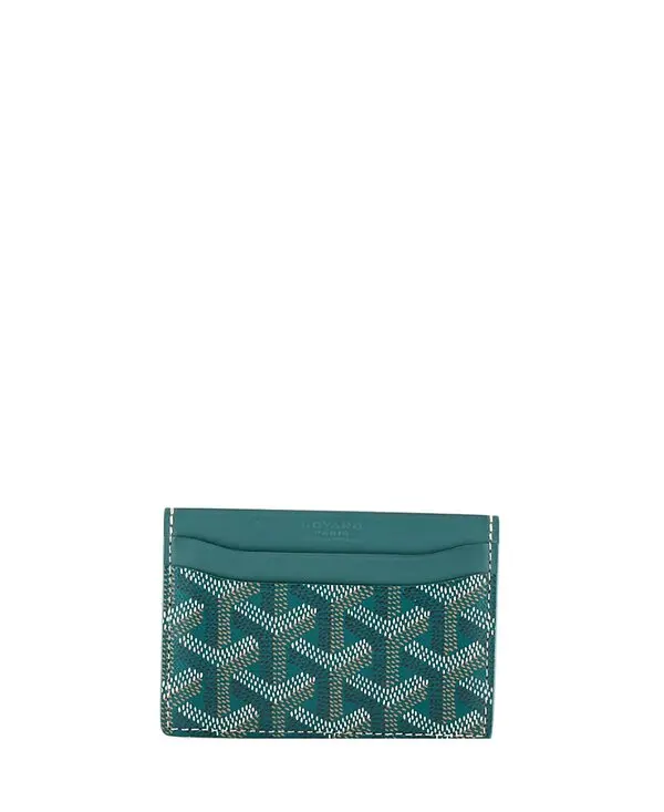 Goyard Saint Sulpice Card Holder Coated Canvas - Green