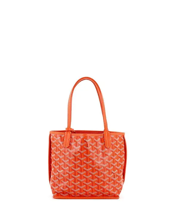 Goyard Anjou Reversible Tote Coated Canvas - Orange