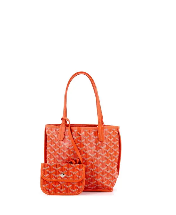 Goyard Anjou Reversible Tote - Orange