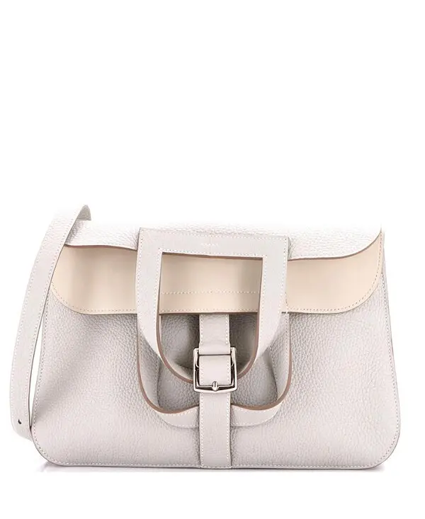 Hermès Halzan 31 Bag Clemence - Gray