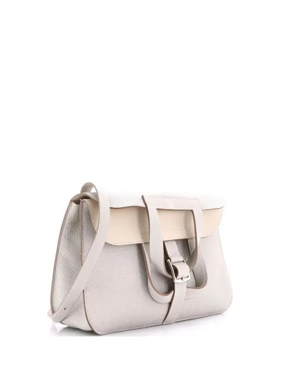 Hermès Halzan 31 Bag Clemence - Gray