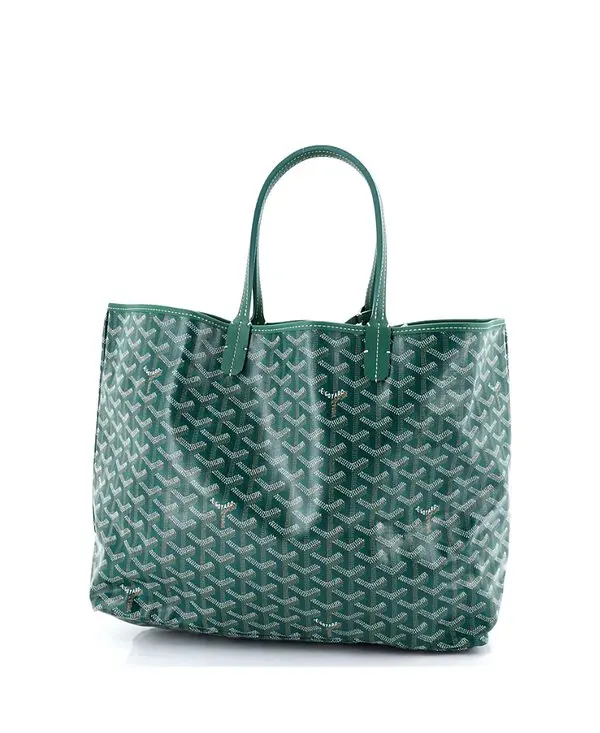Goyard Pm Saint Louis Tote Coated Canvas - Green