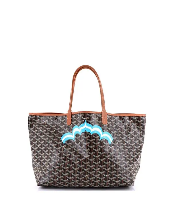 Goyard Pm Saint Louis Tote Printed Coated Canvas - Brown