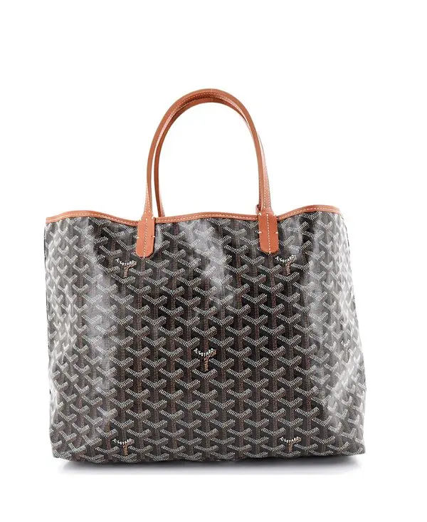 Goyard Pm Saint Louis Tote Coated Canvas - Brown