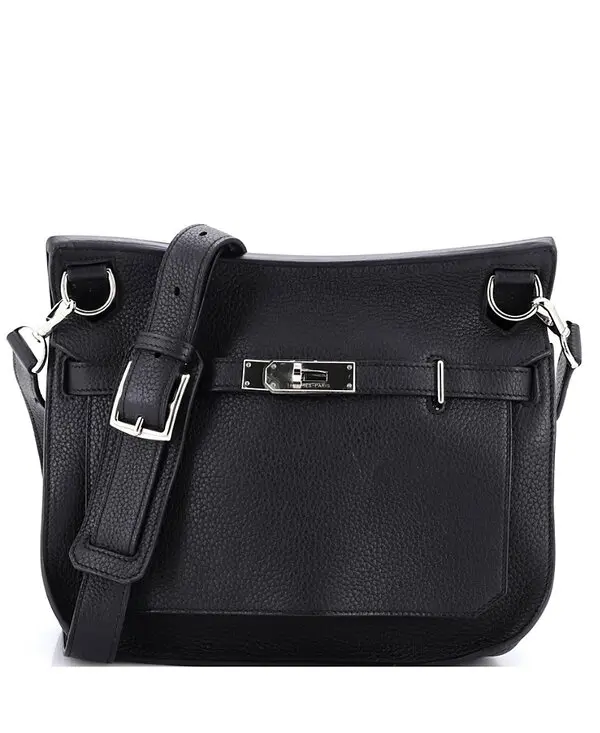 Hermès 28 Jypsiere Bag Clemence - Black