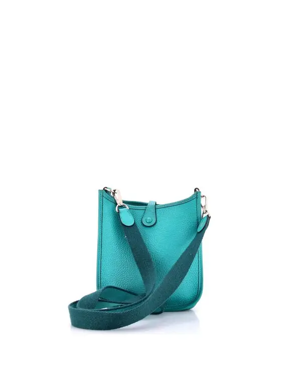 Hermès Tpm Evelyne Bag Gen Iii Clemence - Blue