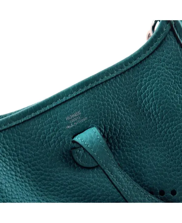 Hermès Tpm Evelyne Bag Gen Iii Clemence - Blue