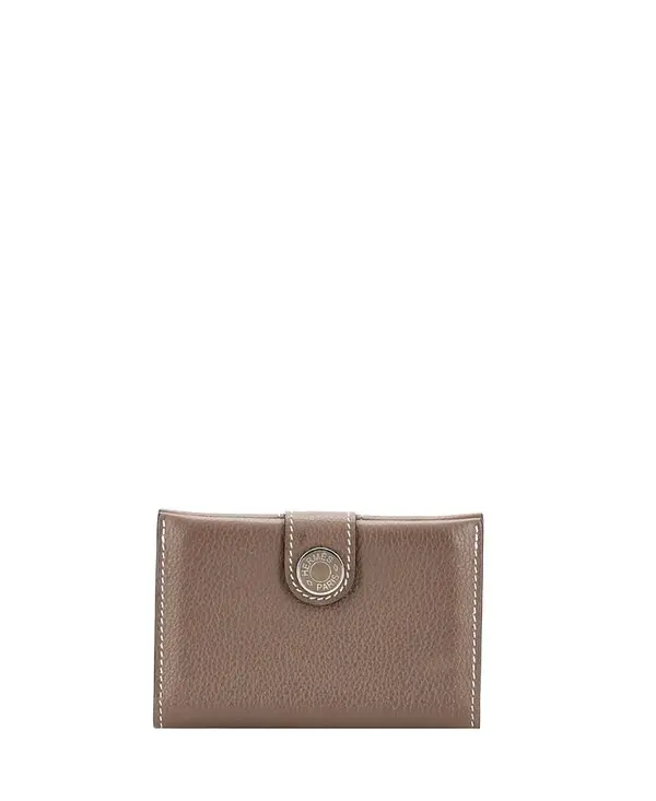Hermès R. M.s Card Holder Leather - Gray
