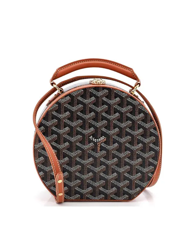 Goyard Alto Hatbox Bag Coated Canvas - Brown