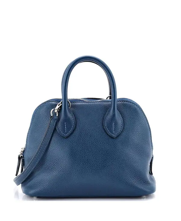 Hermès Mini Bolide 1923 Bag Verso Evercolor - Blue