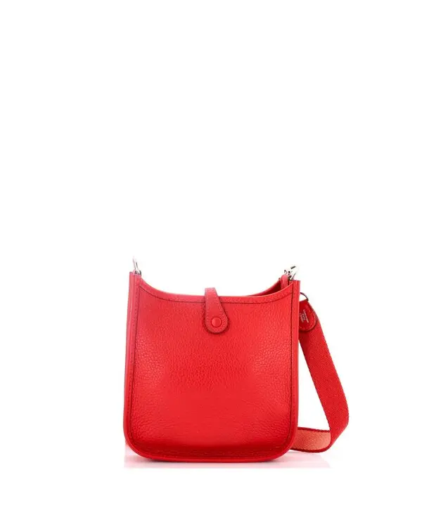 Hermès Tpm Evelyne Bag Gen Iii Clemence - Red