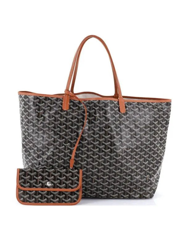 Goyard Gm Saint Louis Tote Coated Canvas - Brown