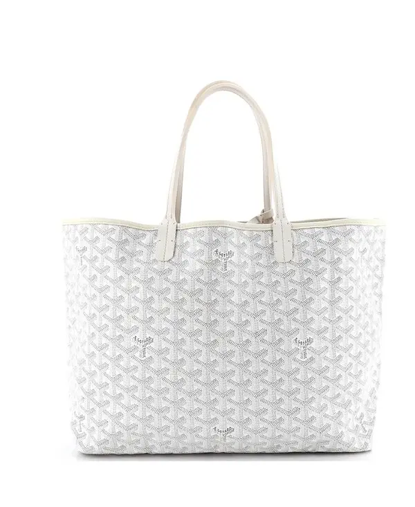 Goyard Pm Saint Louis Tote Coated Canvas - White