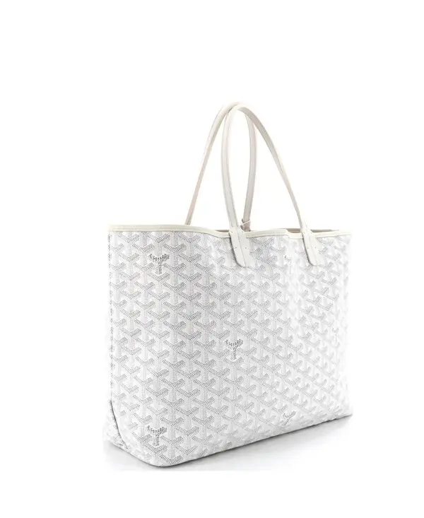 Goyard Pm Saint Louis Tote Coated Canvas - White