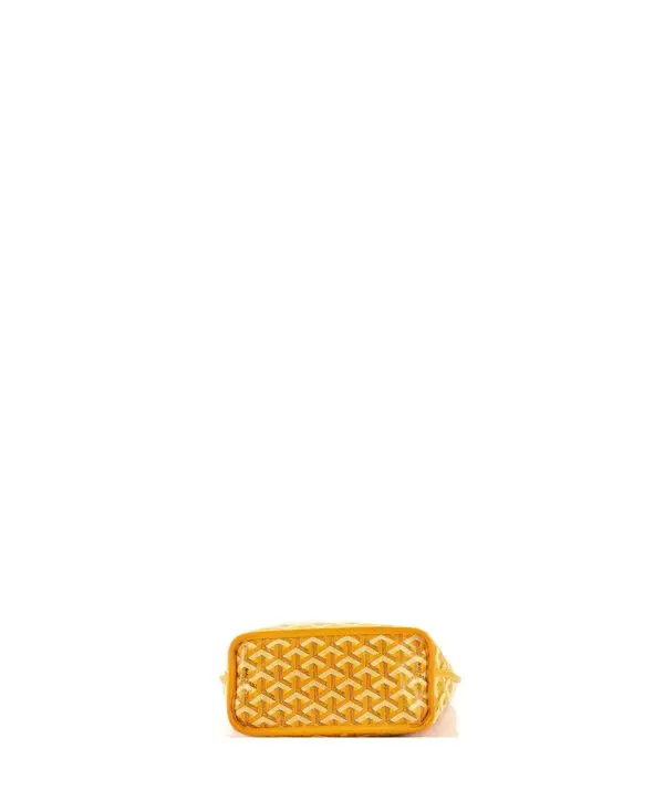 Goyard Mini Anjou Reversible Tote Coated Canvas - Yellow