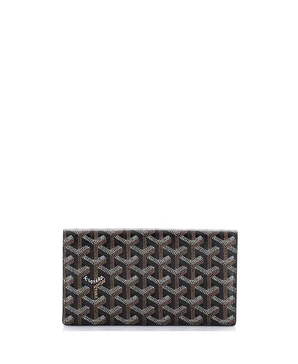 Goyard Long Richelieu Wallet Coated Canvas - Black