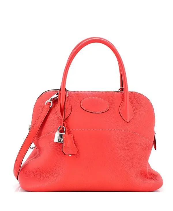 Hermès 31 Bolide Bag Clemence - Red