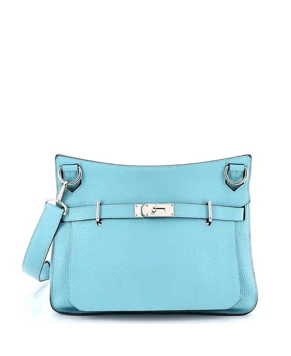 Hermès Jypsiere 34 Bag Clemence - Blue