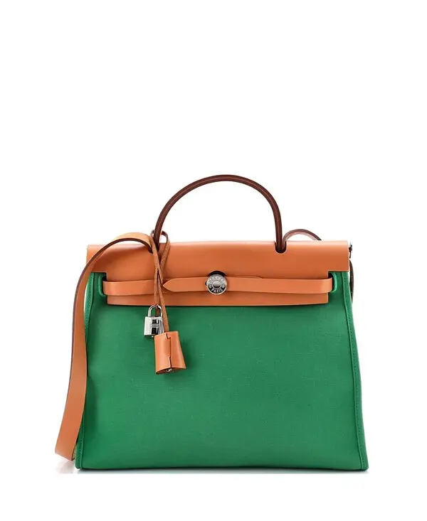 Hermès 31 Herbag Zip - Green