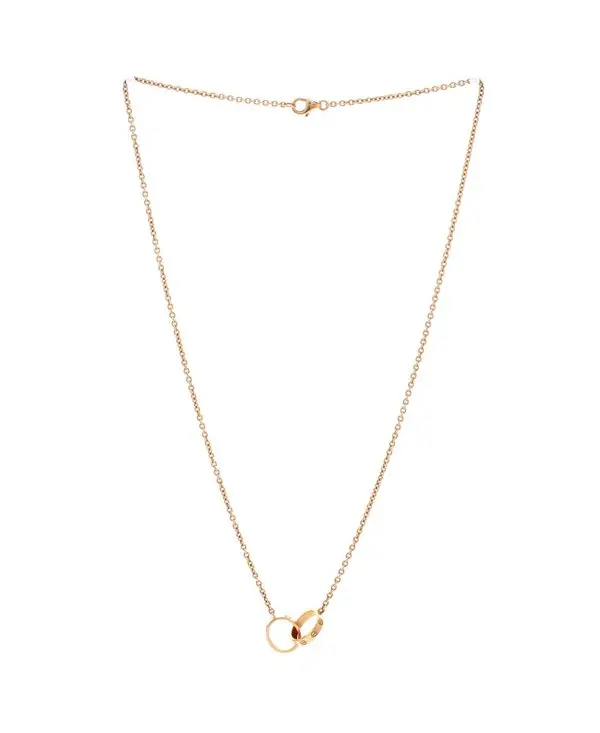 CARTIER Love Interlocking Necklace, 17.25