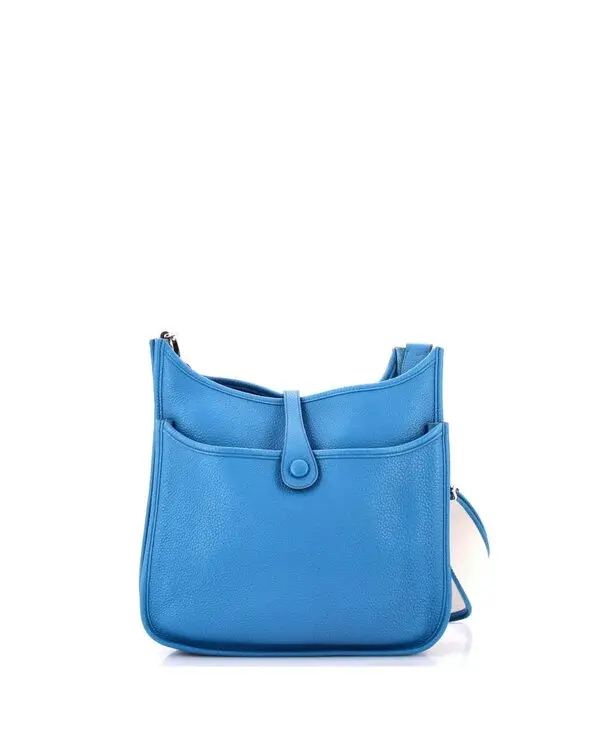 Hermès Pm Evelyne Gen Iii Clemence Bag - Blue